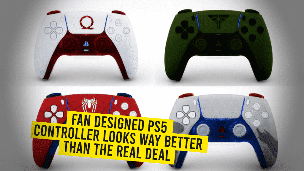 Fan Designed PS5 Controller Looks Way Better Than The Real Deal