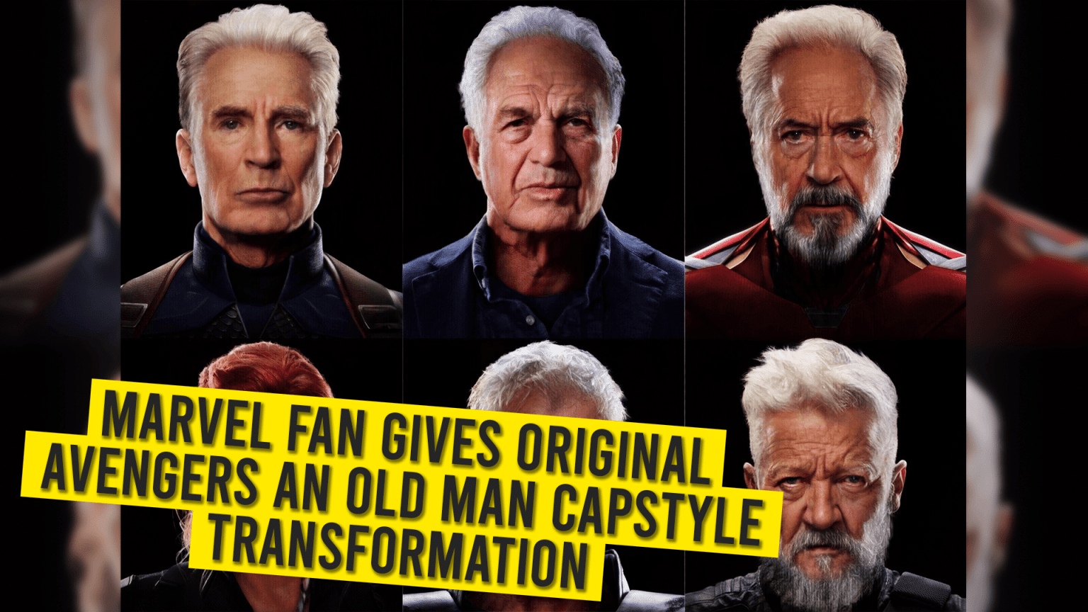 Marvel Fan Gives Original Avengers an Old Man Cap Style Transformation ...