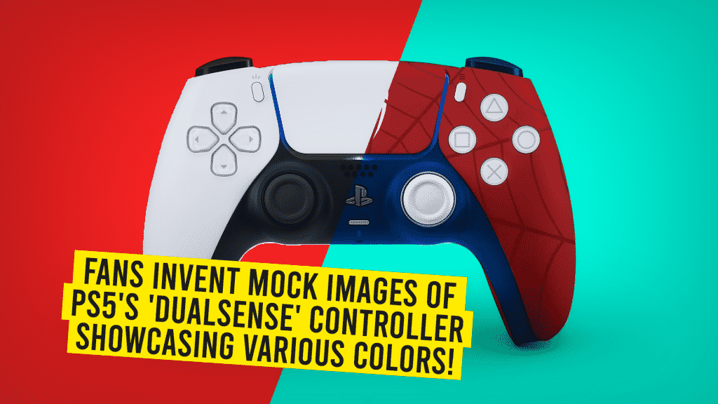 Fans Invent Mock Images of PS5's 'DualSense' Controller Showcasing ...