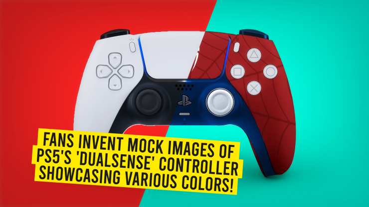 Fans Invent Mock Images of PS5's 'DualSense' Controller Showcasing ...