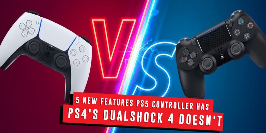 Features PS5 Controller's DualSense Has Over PS4's DualShock 4