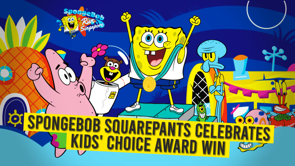 SpongeBob SquarePants Celebrates Kids' Choice Award Win - Animated Times