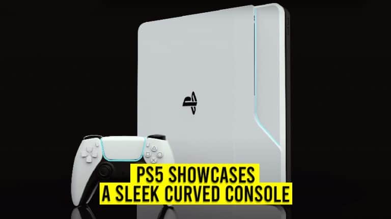 PS5 Showcases A Sleek Curved Console - Animated Times
