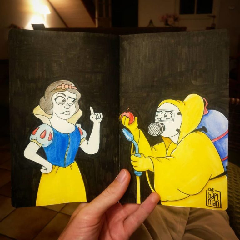 Characters Battling Pollution