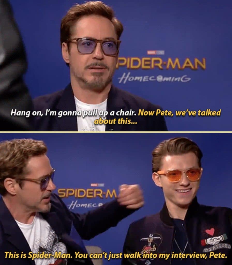 Funny Interviews of Robert Downey Jr. & Tom Holland Which Prove They’re ...