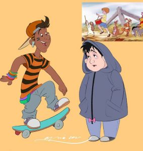 21 Memorable Animal Characters From Disney Movies Drawn As Humans And ...