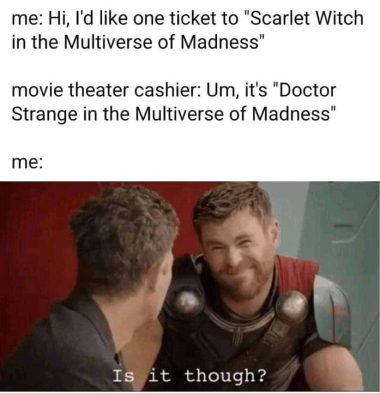 Multiverse of Memeness: Funniest Doctor Strange 2 Memes