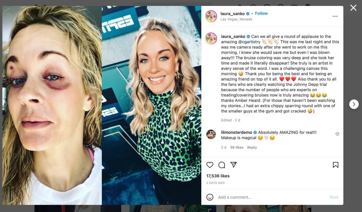 Laura Sanko Credits Makeup Artist for Giving Her a Complete Makeover ...