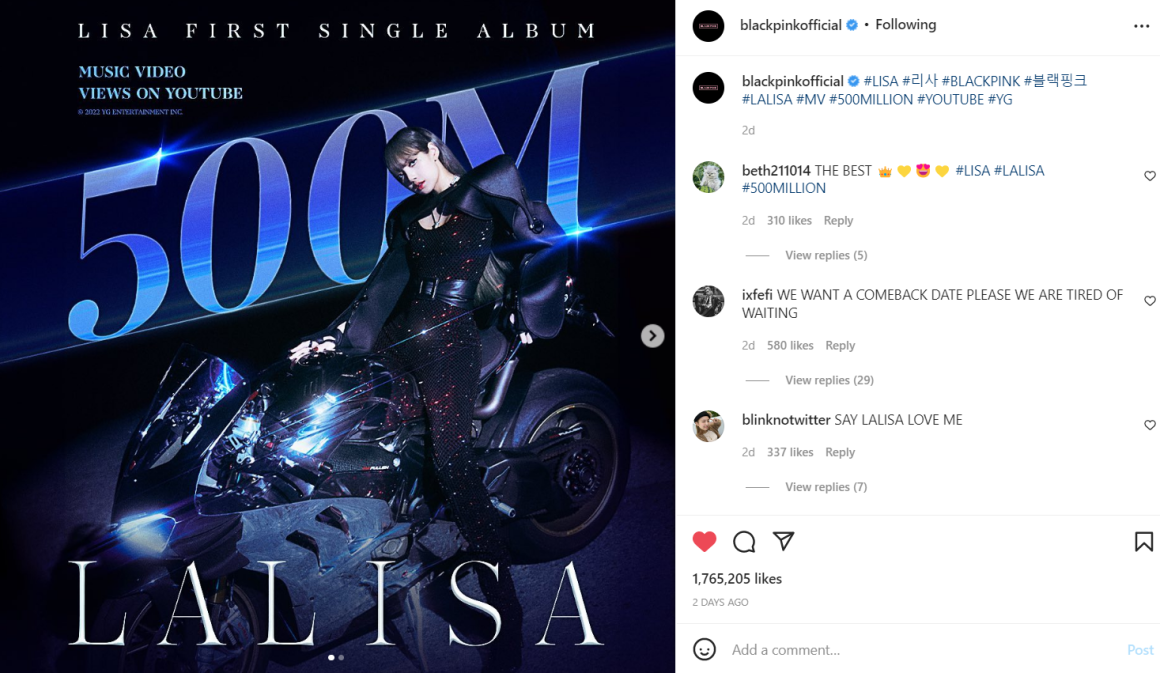 Internet Bows Down to K-Pop, Brands BLACKPINK's Lisa 'Record Breaking ...
